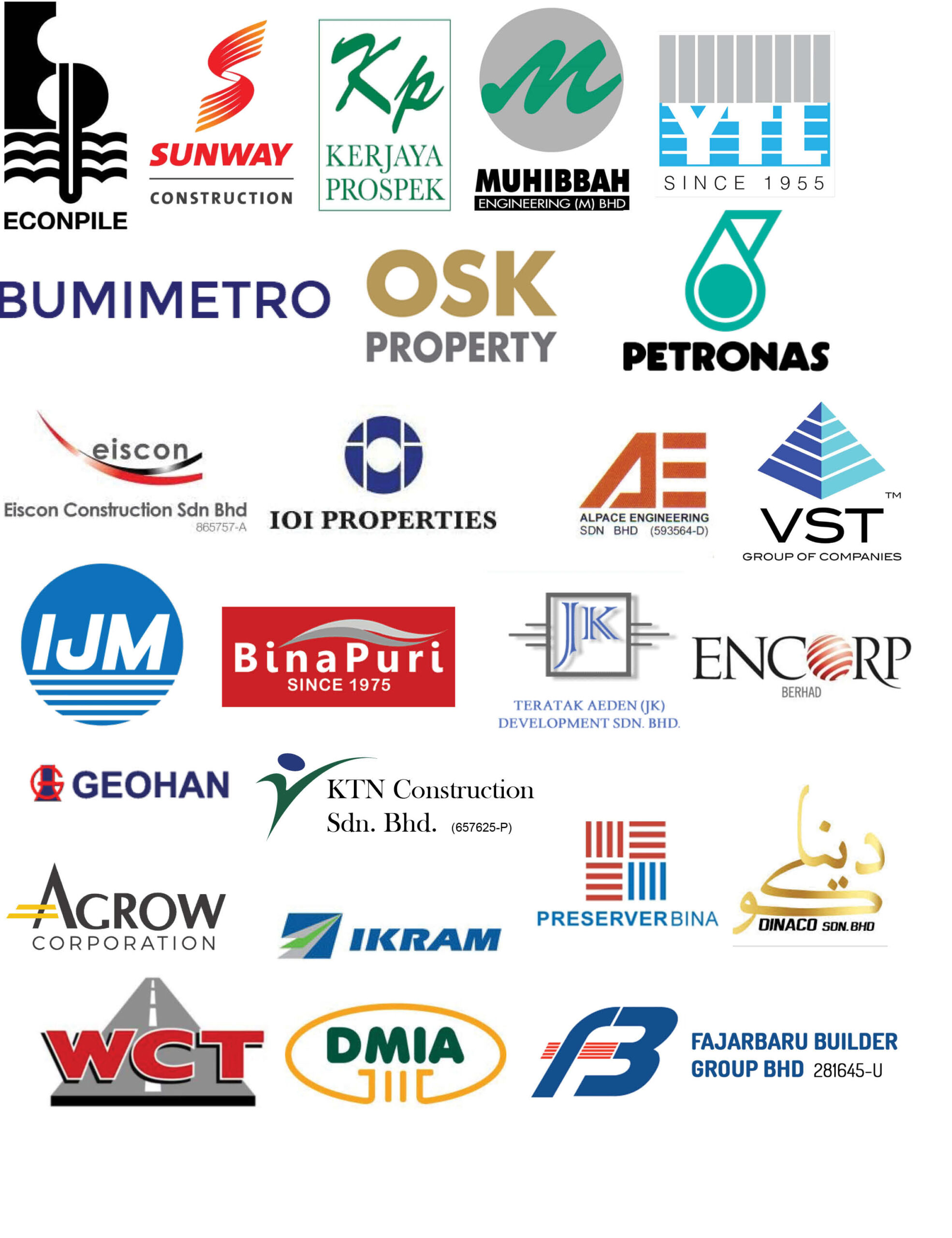 OUR CLIENTS - Conseal Sdn Bhd